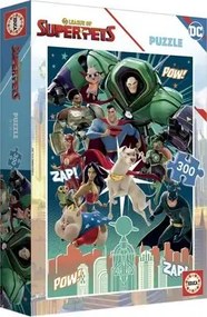 EDUCA Puzzle DC Liga supermazlíčků / 300 dílků / od 8 let
