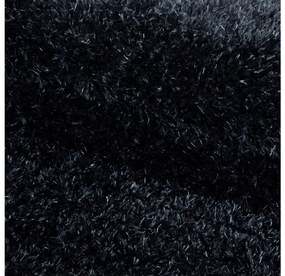 Ayyildiz Kusový koberec BRILLIANT 4200, kulatý, Černá Rozměr koberce: 200 cm KRUH