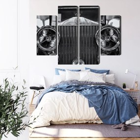 Vícedílný obraz Rolls Royce Zblízka Nedostatek Nedostatek Přírodní plátno 200x150