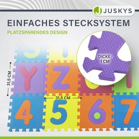 Juskys Dětská pěnová puzzle podložka Kim Barva: vícebarevná