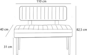 Lavice VINA II s úložným prostorem 110 cm borovice - výběr z 7 provedení