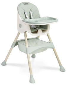 Jídelní židlička 2v1 CARETERO Bill mint Barva: zelená