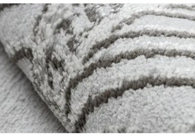 Dywany Luszczow Kusový koberec LIRA E1482 Listy, šedá Rozměr koberce: 200 x 290 cm