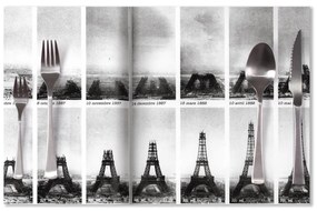 Sablio Prostírání Eiffelova věž stavba: 40x30cm
