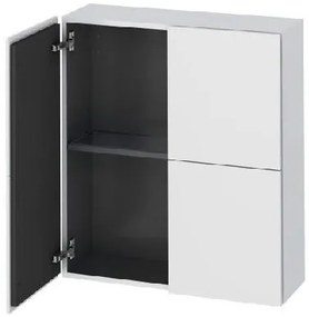 Duravit L-Cube - Skříňka 800x700x243 mm, 2 dvířka, bílá mat LC116701818