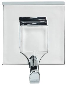 Samodržící plastové háčky v leskle stříbrné barvě v sadě 2 ks Genova – Wenko