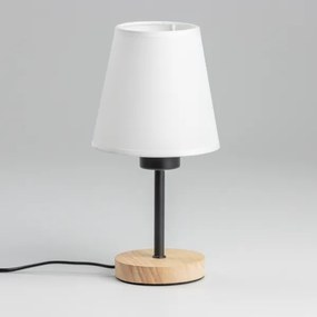 Brilagi - Stolní lampa NUBILA WOOD 1xE27/25W/230V dub/bílá
