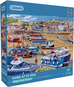 GIBSONS Puzzle Písek v Saint Ives / 1000 dílků / 68 × 49 cm