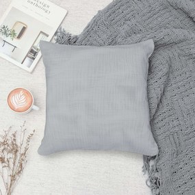 Mušelínový povlak na polštářek Silver Velikost: 70 x 90