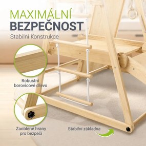 Dětská vnitřní prolézačka, skluzavka, lezecká stěna, mini