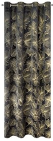 ZATEMŇOVACÍ ZÁVĚS NA KROUŽCÍCH STELLA 140X250 CM VZOROVANÁ