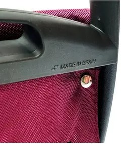 Rolser Com MF 8 Black Tube taška na kolečkách, bordó