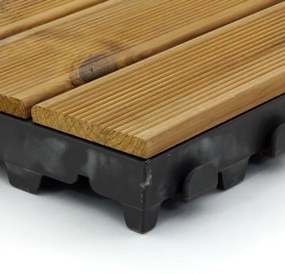 Dřevěná dlažba Linea CombiWood 40 x 118 x 6,5 cm