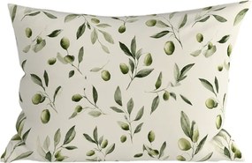 Polybavlněný povlak na polštář OLIVE POLY 50x70 cm, zelený