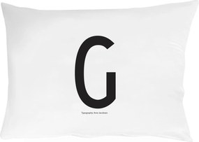 Povlak na polštář Arne Jacobsens Vintage ABC písmeno G