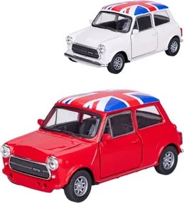 WELLY Model auta Mini Cooper 1300 UK / Model auta / kov a plast / zpět