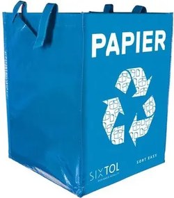 SIXTOL SORT EASY PAPIER / Taška na tříděný odpad / 30x30x40cm / 36l