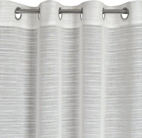 ZÁCLONA NA KROUŽČÍCH ARIA 140X250 CM KRÉMOVÁ