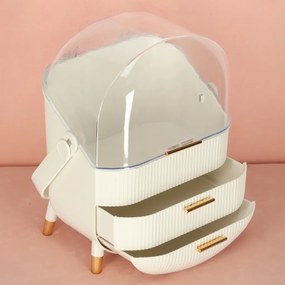 Creative Corner Skříňka na organizér kosmetiky Casket bílá