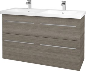 Dřevojas Koupelnová skříň BIG INN SZZ4 125 Varianta: N08 Cosmo / Úchytka T02 / N08 Cosmo