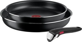 Pánve v sadě 2 ks ø 26 cm INGENIO EASY COOK &amp; CLEAN BLACK L1549013 – Tefal