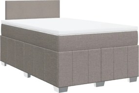 Box spring postel s matrací taupe 120x190 cm textil 3289304
