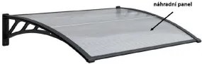 Rojaplast Panel polykarbonátu pro vchodový přístřešek 1146x389mm