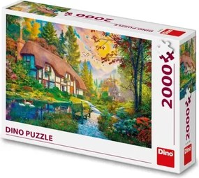 DINO Domek u řeky / 2000 dílků / od 15 let