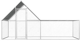 vidaXL Marketos Klec pro kuřata 4 x 2 x 2 m pozinkovaná ocel