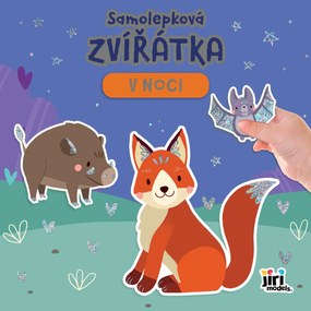 JIRI MODELS Samolepková knížka zvířátka V noci 6