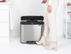 Brabantia BO pedálový koš matná ocel otiskuvzdorná