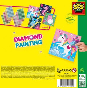 SES CREATIVE Zdobení třpytivými kamínky 1440ks kreativní set veselá zvířátka 14701