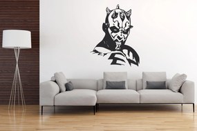 Lepy.cz Samolepka na zeď Star Wars - Darth Maul Velikost (šířka x výška): 40x50cm, Barevná varianta: Nugátová hnědá