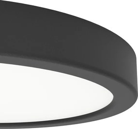 Eglo 901298-LED Str. svíti. FUEVA LED/11,5W/230V 2700/4000/6500K pr.21,1cm černá