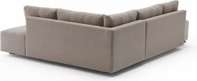 Hanah Home Rozkládací rohová pohovka MANAMA 282 cm béžová pravý roh 825BLC2546