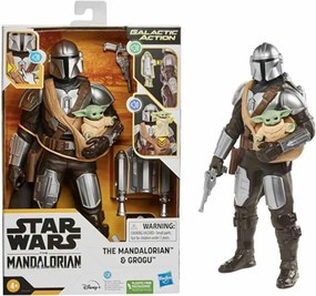 Hasbro star wars galactic action mandalorian and grogu, f5194 - de