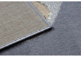 Dětský kusový koberec PP Fox šedý 140x190cm