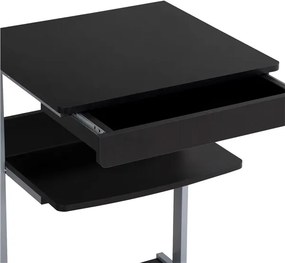 Psací stůl Yaheetech – černá (264626228226)