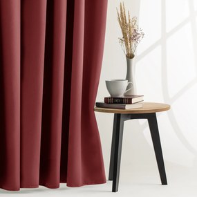 Závěs AmeliaHome Blackout s průchodkami 140x245 cm růžové víno