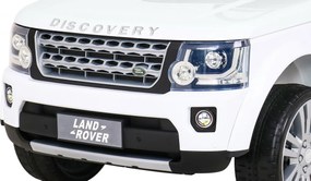 Ramiz Land Rover Discovery elektrické auto pro děti bílé SUV + dálkové ovládání