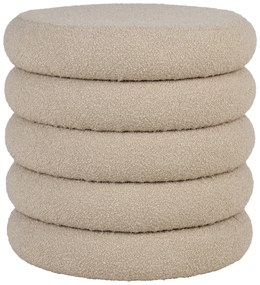 House Nordic Béžový pouf BROOKLYN s úložným prostorem 1501223