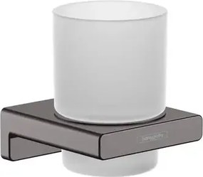 Hansgrohe AddStoris - Sklenka na kartáčky a pastu s držákem | matné sk