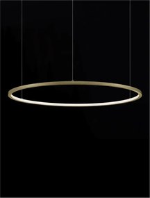 LED lustr Tarquin 80 zlaté