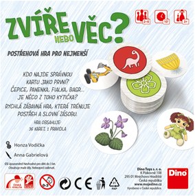 DINO Hra Zvíře nebo věc? postřehová *SPOLEČENSKÉ HRY* dn622562