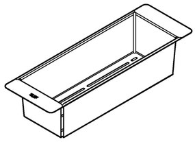 GROHE 40852SD0 - Multifunkční cedník 450 × 150 × 100 mm nerez