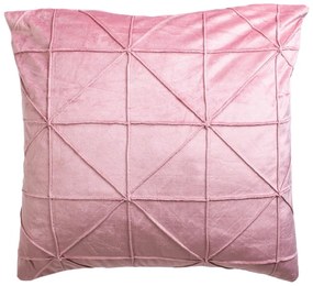 Růžový dekorativní polštář JAHU collections Amy, 45 x 45 cm