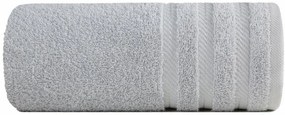 Ručník Vito 70x140 stříbrný 480 g/m2 froté bavlna Eurofirany