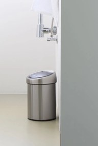 Brabantia dotykový odpadkový koš na stěnu Touch Bin 3L, matná ocel,363986