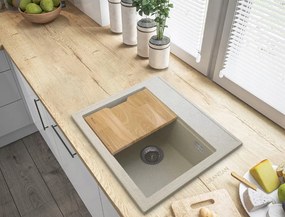 SINK Quality Sink Quality, buková dřevěná prkénko na krájení 240x348 mm, hnědá, SKQ-CB.240x348