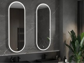 Mexen Bono osvětlené koupelnové zrcadlo 55 x 155 cm, LED 6000K, proti zamlžení - 9816-055-155-611-00